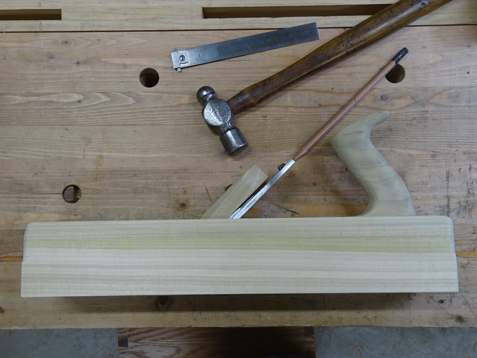 Woodworking in a Tiny Shop: Wooden Jack Plane Build - Final