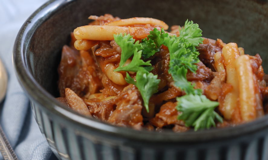 Eerst Koken: Pasta met saus van eend