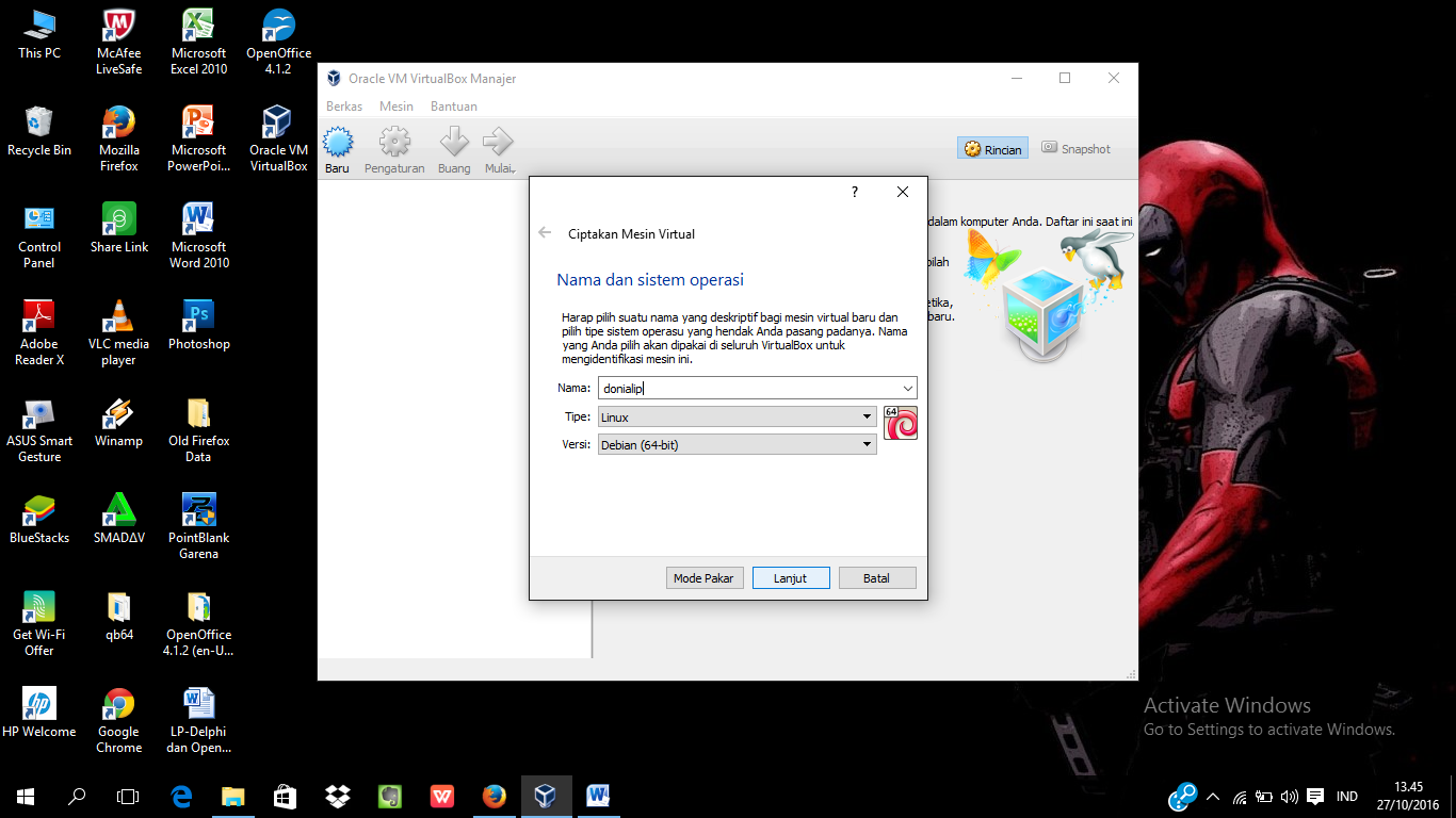 Kali linux virtualbox image logo - mmdad