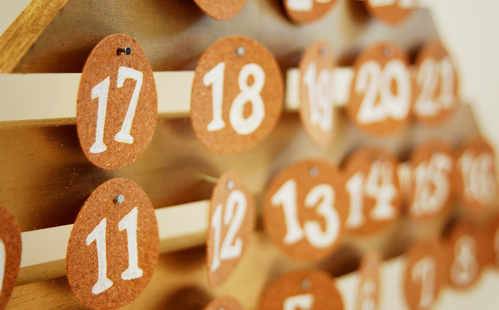 Jeri Vann: My Creative Mind: DCWV - Metallic Gold Tree - Cork Advent ...