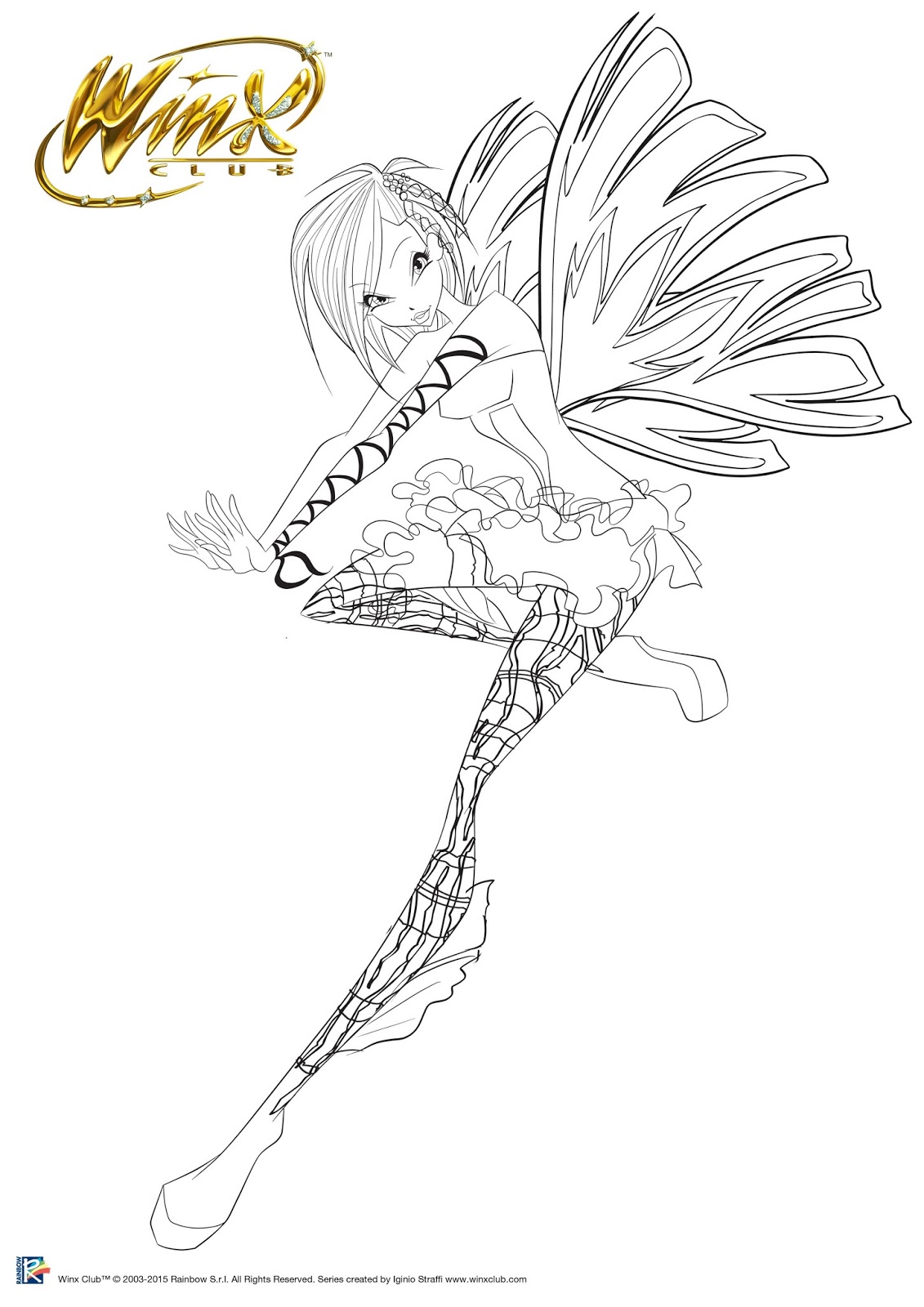 Winx Sirenix: Imagens Para Colorir