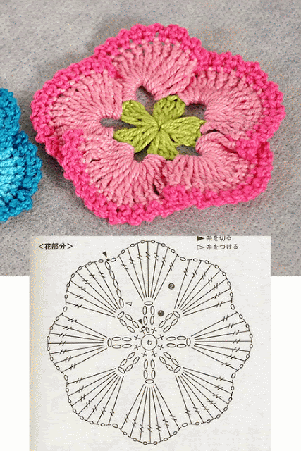 Ergahandmade: Crochet Flowers + Diagrams