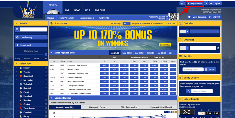How To Withdraw On Betking