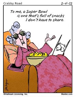 Linda's Quiltmania: Maxine on Super Bowl Sunday