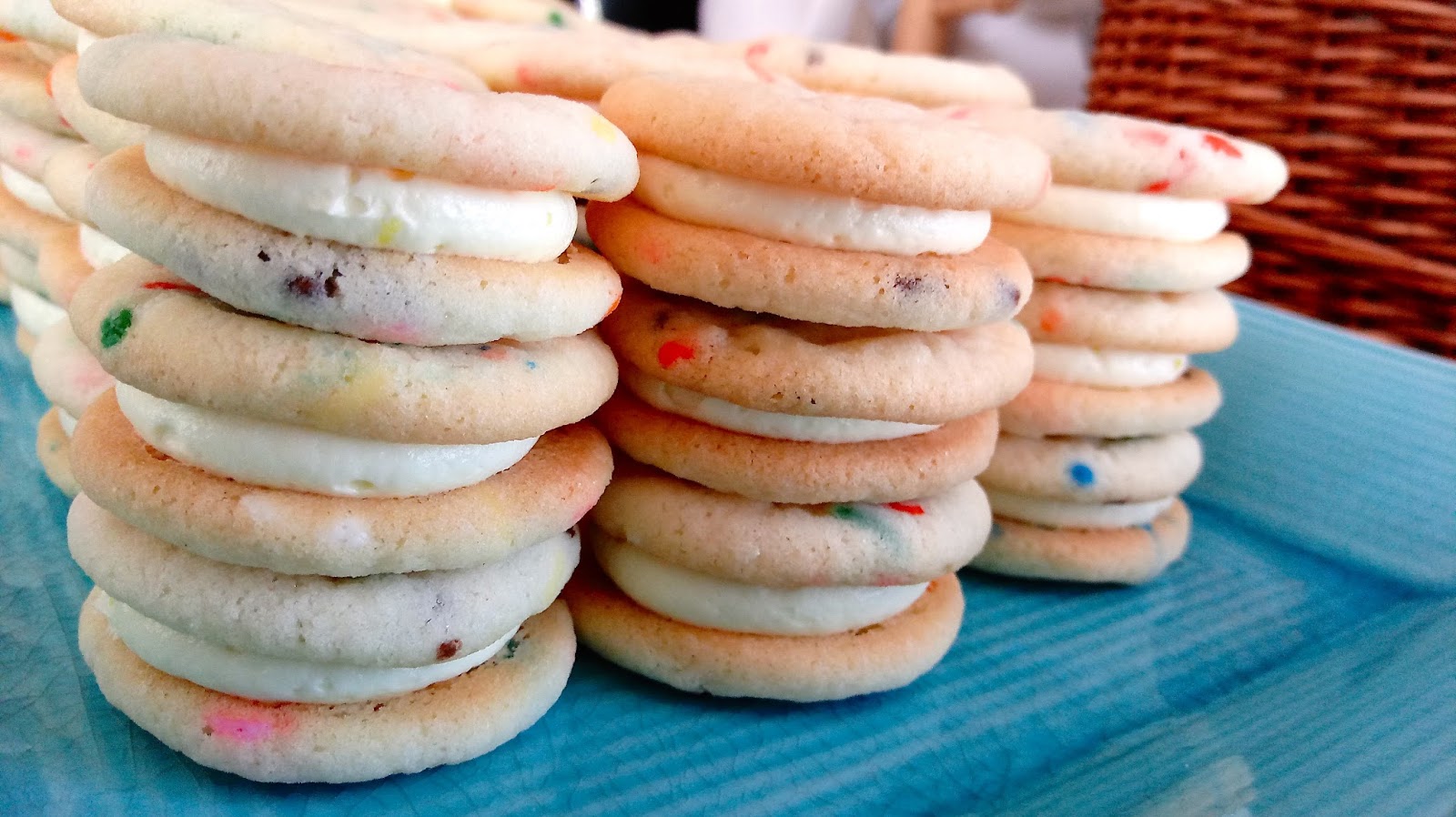 At Home with the Loverbees: GF Funfetti Sandwich Cookies