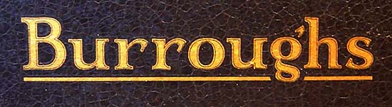 The Typewriter Revolution blog: Burrowing into Burroughs typewriters