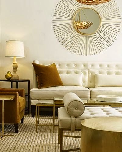 Eye For Design: Decorate With The White And Gold Combination For Trendy ...