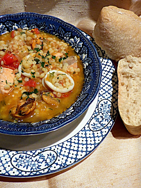Chez Maximka: Seafood Fregola Sarda