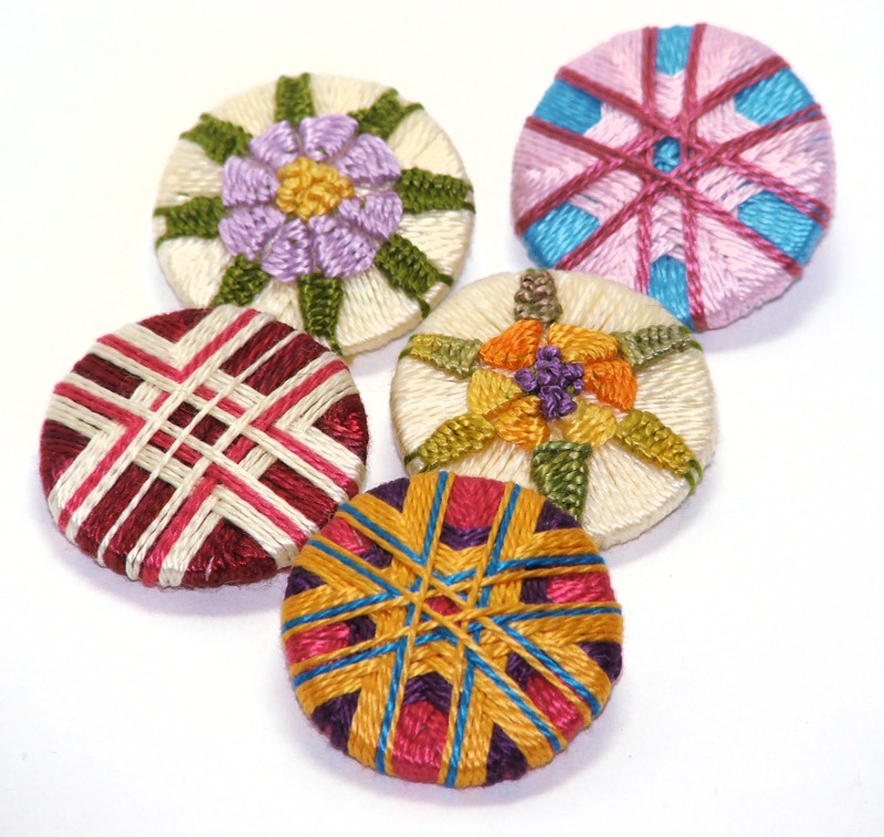 thread+wrapped+buttons2.JPG (800×757) | Button crafts, Button creations ...