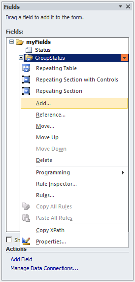 Populating Infopath Drop Down List Box With Sharepoint Fields Choice
