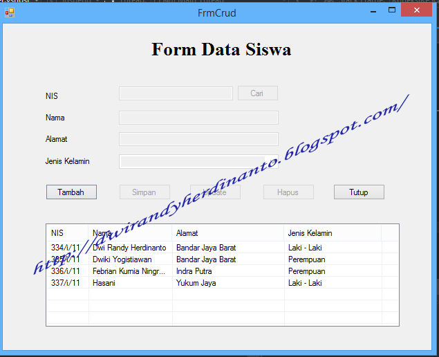 Menampilkan Data Ke Listview Dengan VB.NET - Tutorial Koding Menampilkan Data Ke Listview Dengan VB.NET - Tutorial Koding