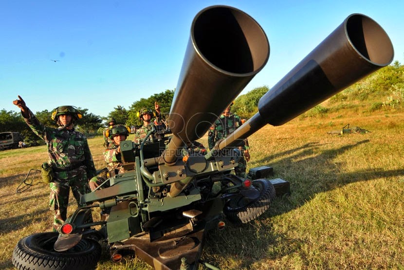Arhanud Uji Coba Meriam Giant-Bow | Strategi Militer Indonesia ...