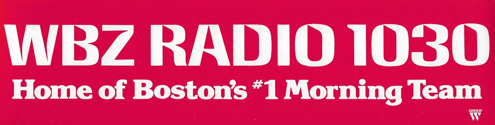 Radio Sticker of the Day: WBZ
