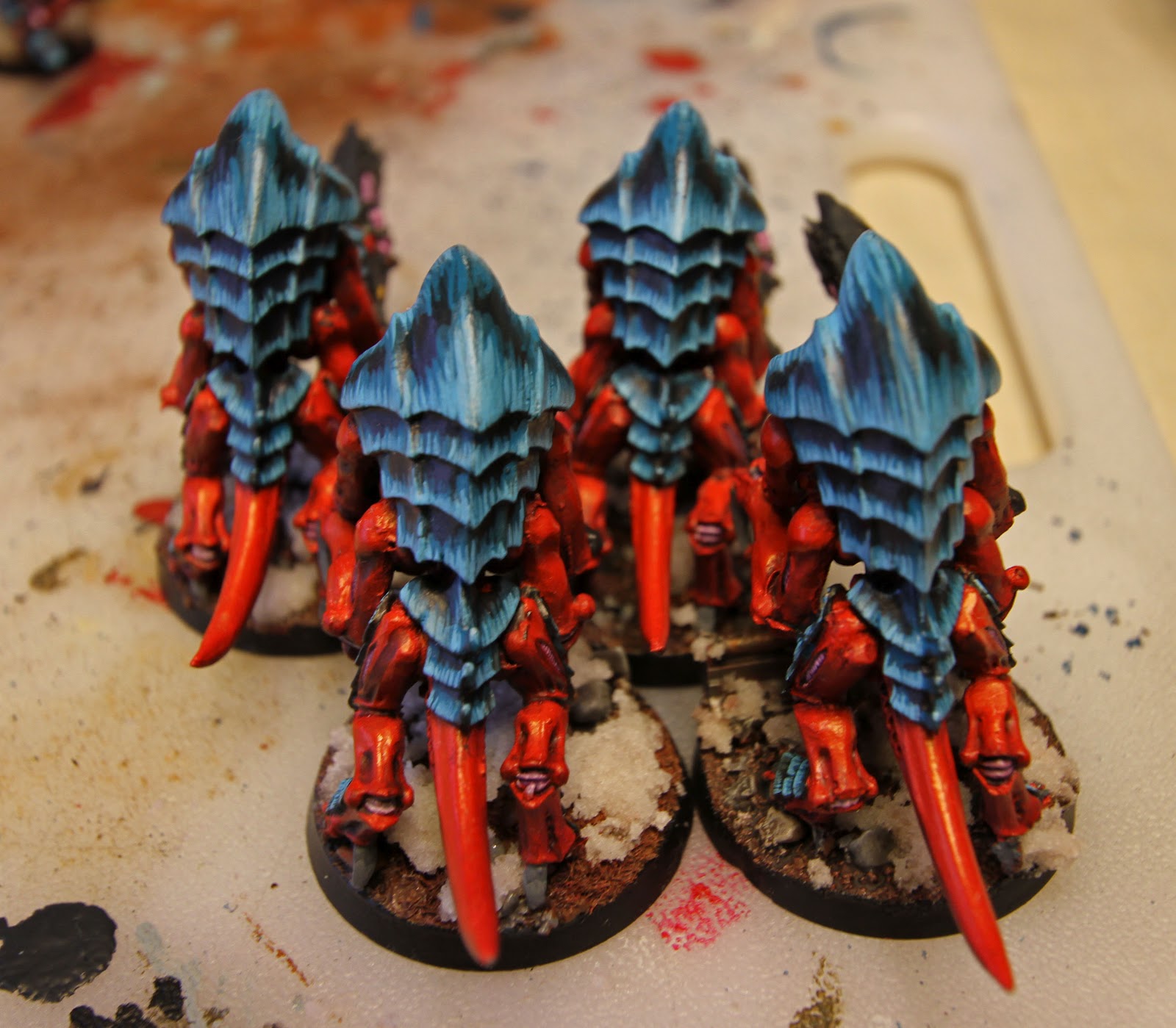 Dark Future Games: Hive Fleet Behemoth Hive Guard and Gants!