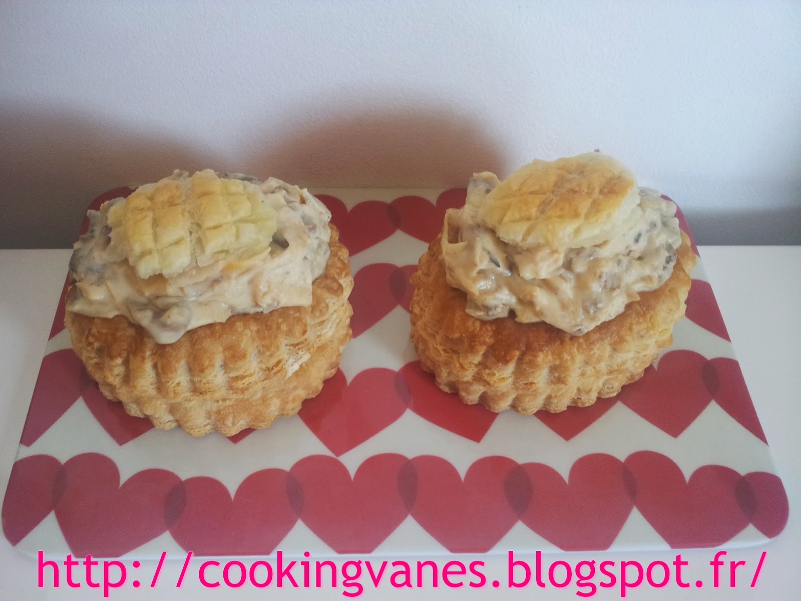 La cuisine de Mimi: Bouchée à la reine au poulet rôti et aux ...