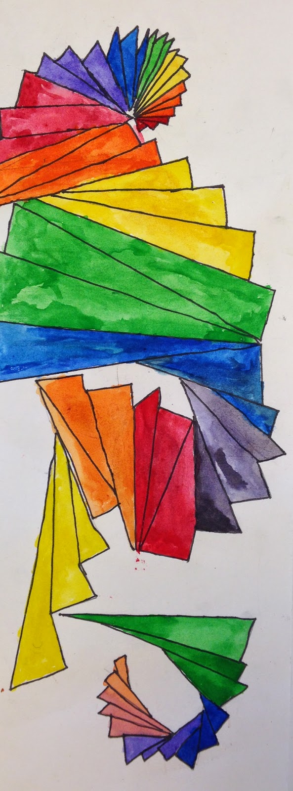 Art Room Blog: 5th Grade Color Wheel.....