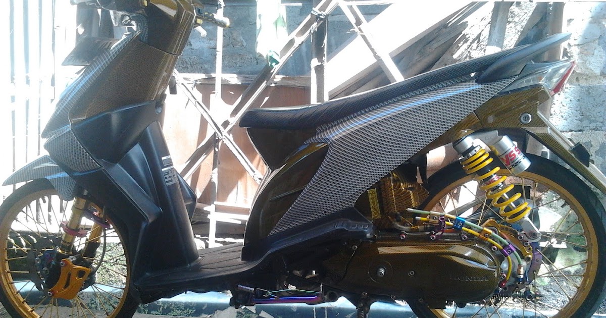 54+ Modifikasi Beat Carbon, Konsep Terbaru!