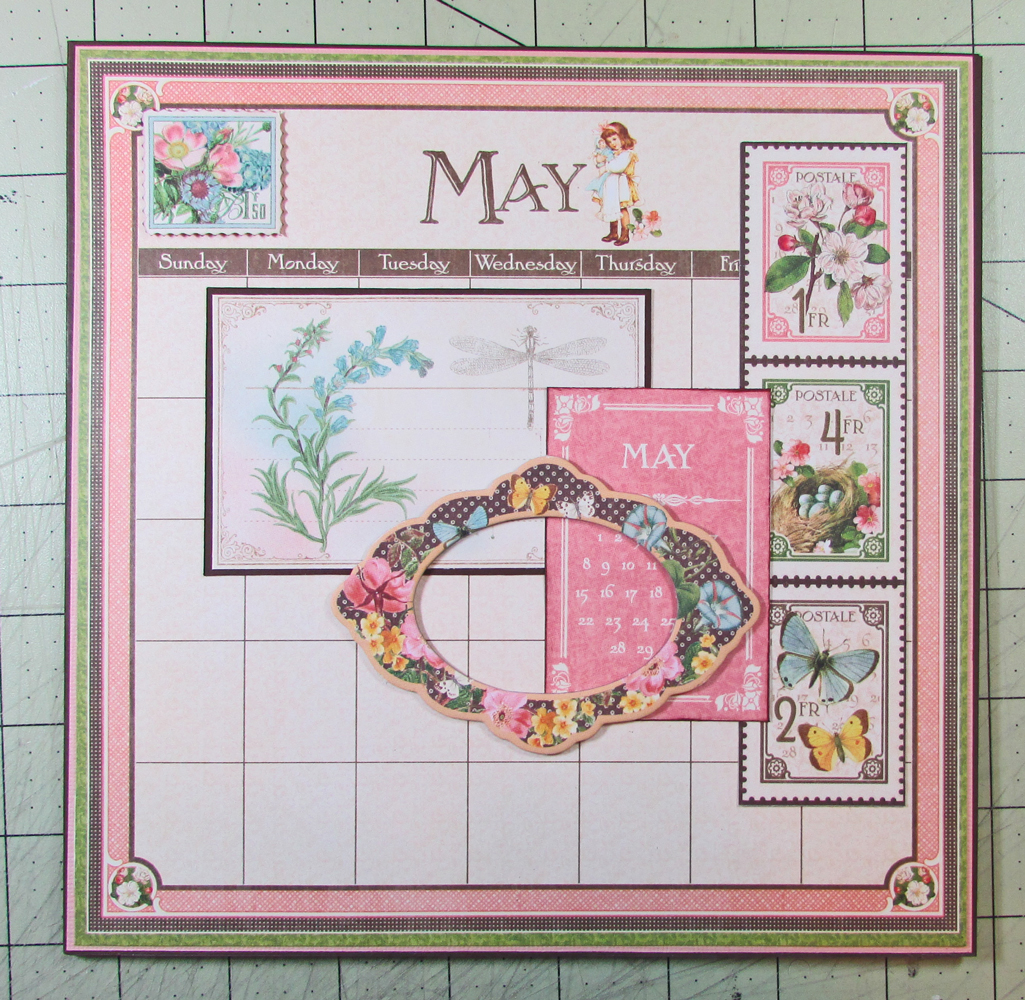 Scraps of Life: 2017 Calendar Folio Series - May