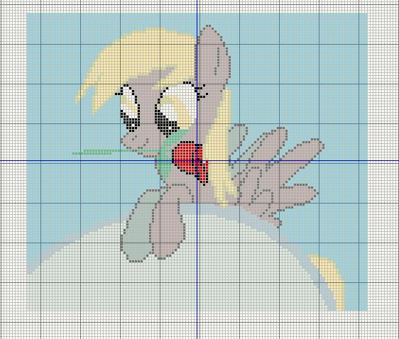 Buzy Bobbins: Derpy Hooves Valentines/ Hearts and Hooves day Cross ...