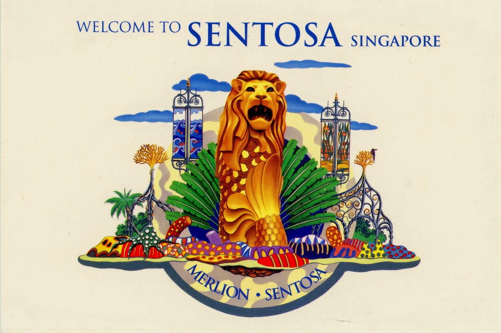 Postcard Interchange 明信片交流站: Old Postcard - Sentosa Island(Singapore)