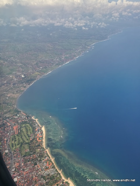 Bali top view from Malindo Air window seat! - The Airline Blog