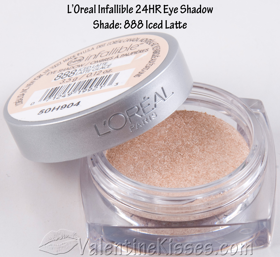 Valentine Kisses: L'Oreal Infallible 24HR Eye Shadow in Sultry Smoke ...