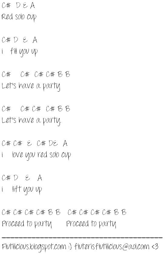 Flutilicious: Red Solo Cup by Toby Keith