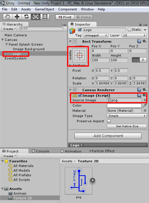 Unity Tutorial Indonesia : Membuat Splash Screen