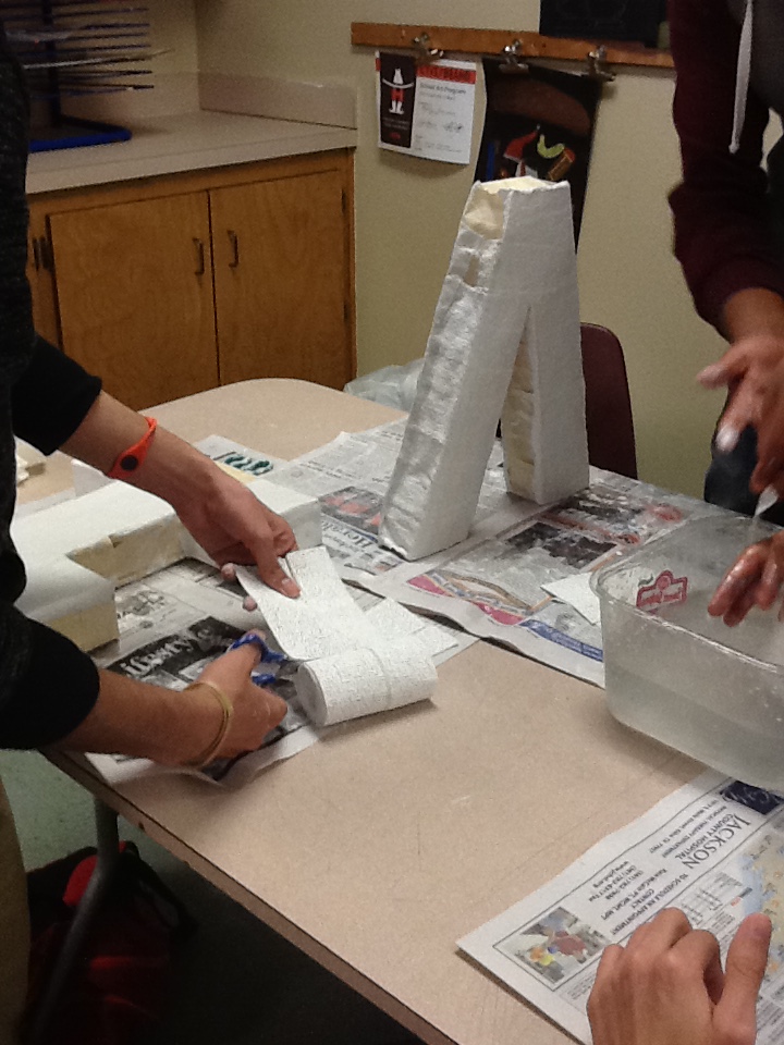 The Red Desk Art Room: Architectural Letters