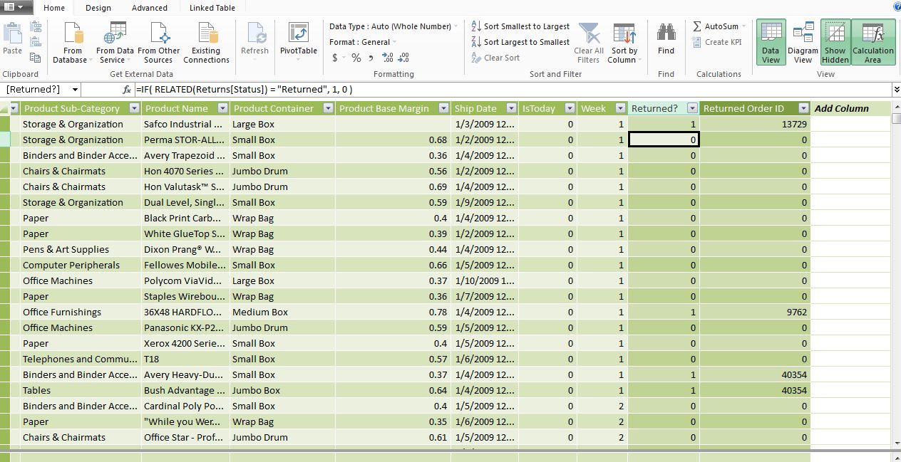 Breaking BI: Tableau vs. Power Pivot Part 3: Basic Data Modeling