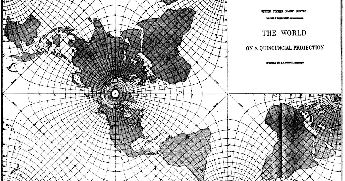 Data Deluge: A Quincuncial Projection of the Sphere