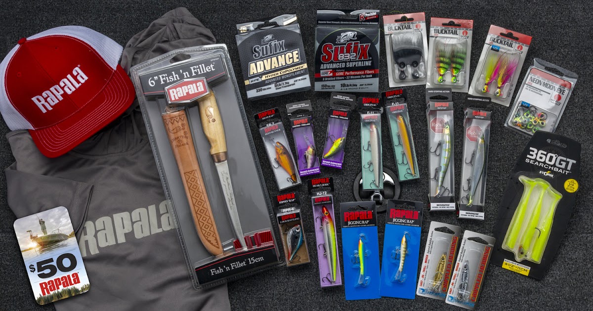 Rapala Fishing Gear Prize Pack Giveaway - 6 Winners Win a Rapala Hooded ...