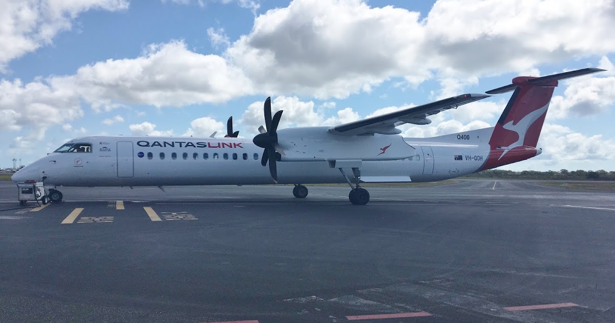 Central Queensland Plane Spotting: QantasLink Dash-8-Q400 VH-QOH ...
