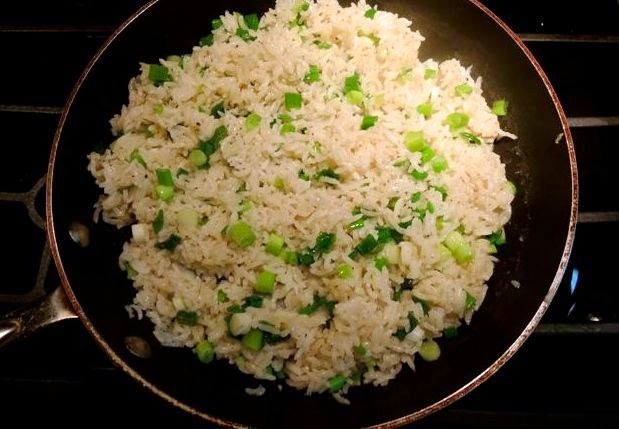 The Briny Lemon: Coconut and Scallion Rice