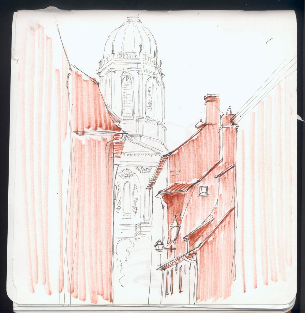 URBAN SKETCHERS FRANCE: Sketchcrawl à Rennes
