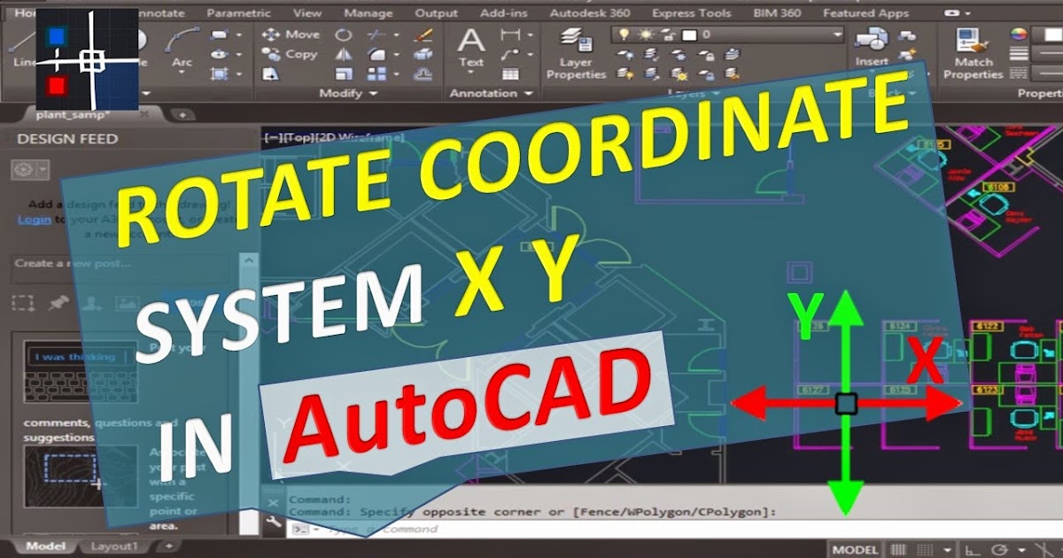 AutoCAD: Tutorials, Tips and Tricks: Rotate Coordinate System X Y ...