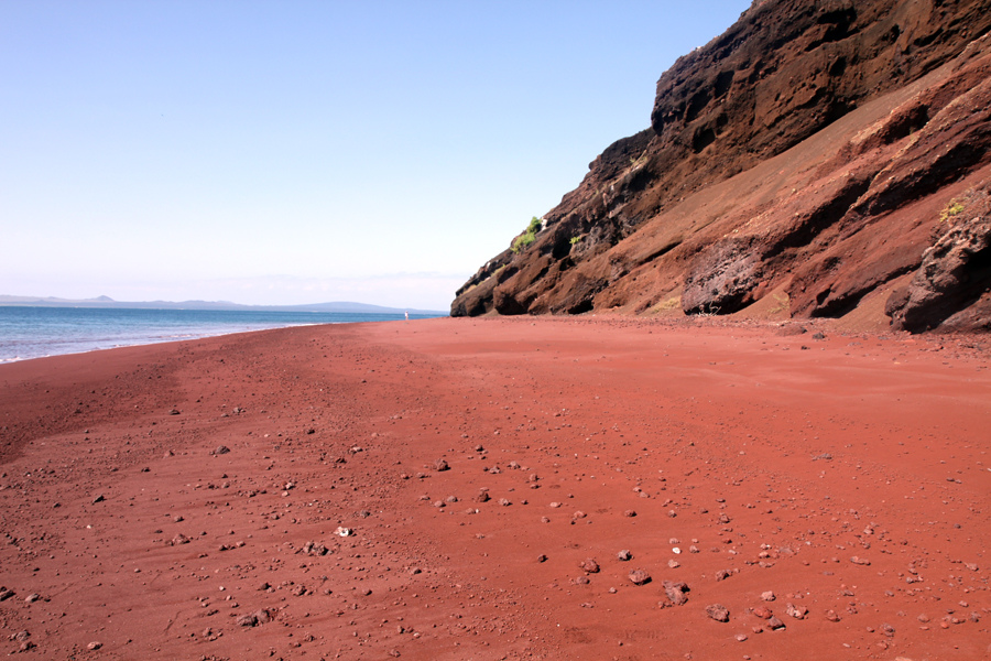 Des sables naturellement colorés.