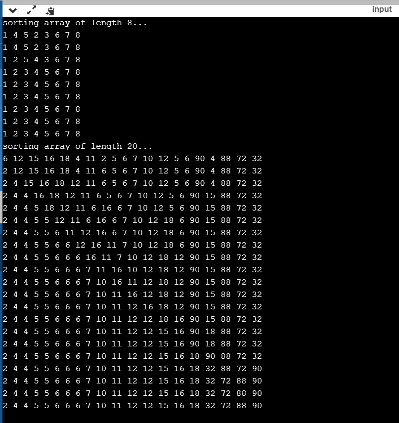 Selection Sort using C language (with every step) | CodeinCafe