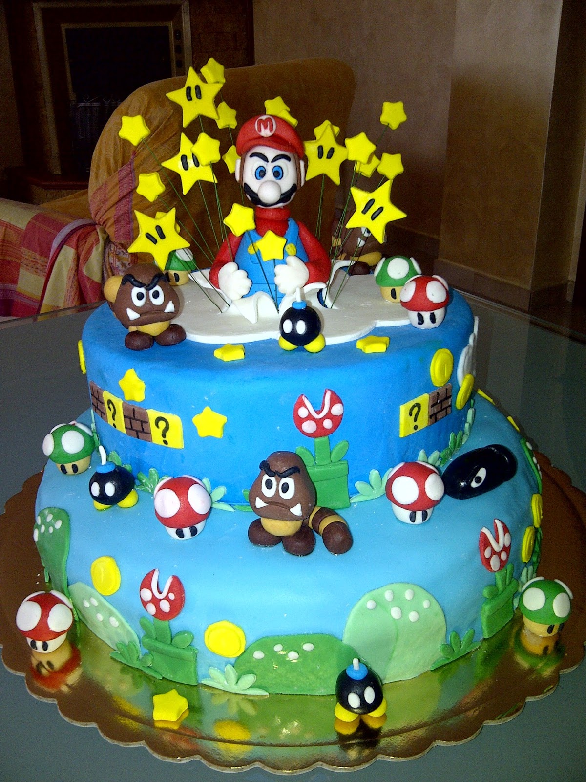 Art Sugar Crystals: Torta Super Mario Bross pdz