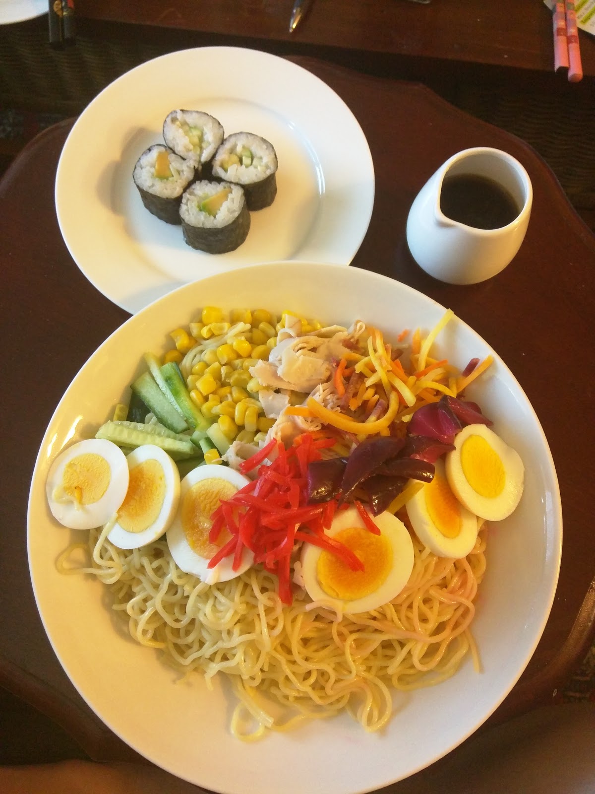 Goth Gourmande: Recipe: Hiyashi Chuka (Cold sesame ramen salad)