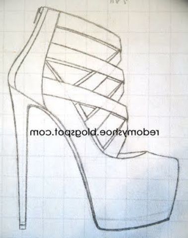 How To Draw High Heels