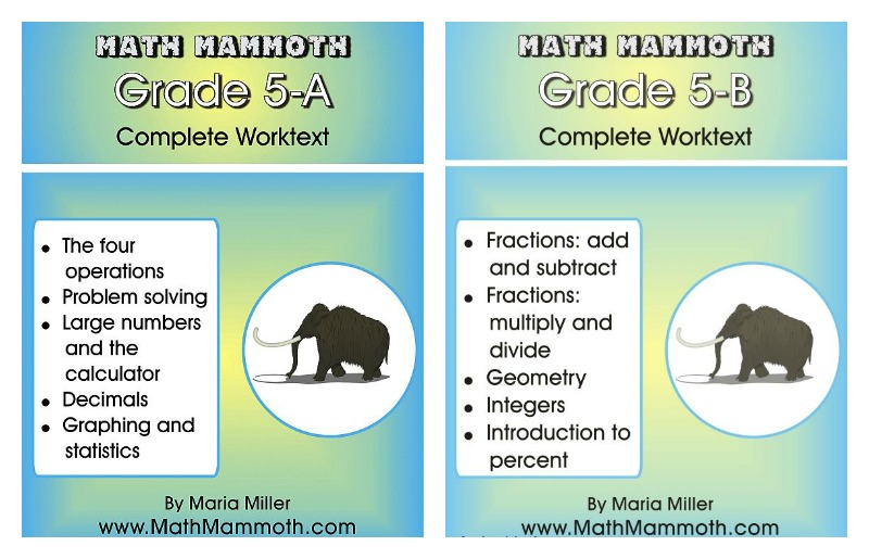 Our Homeschool Reviews: Math Mammoth Review