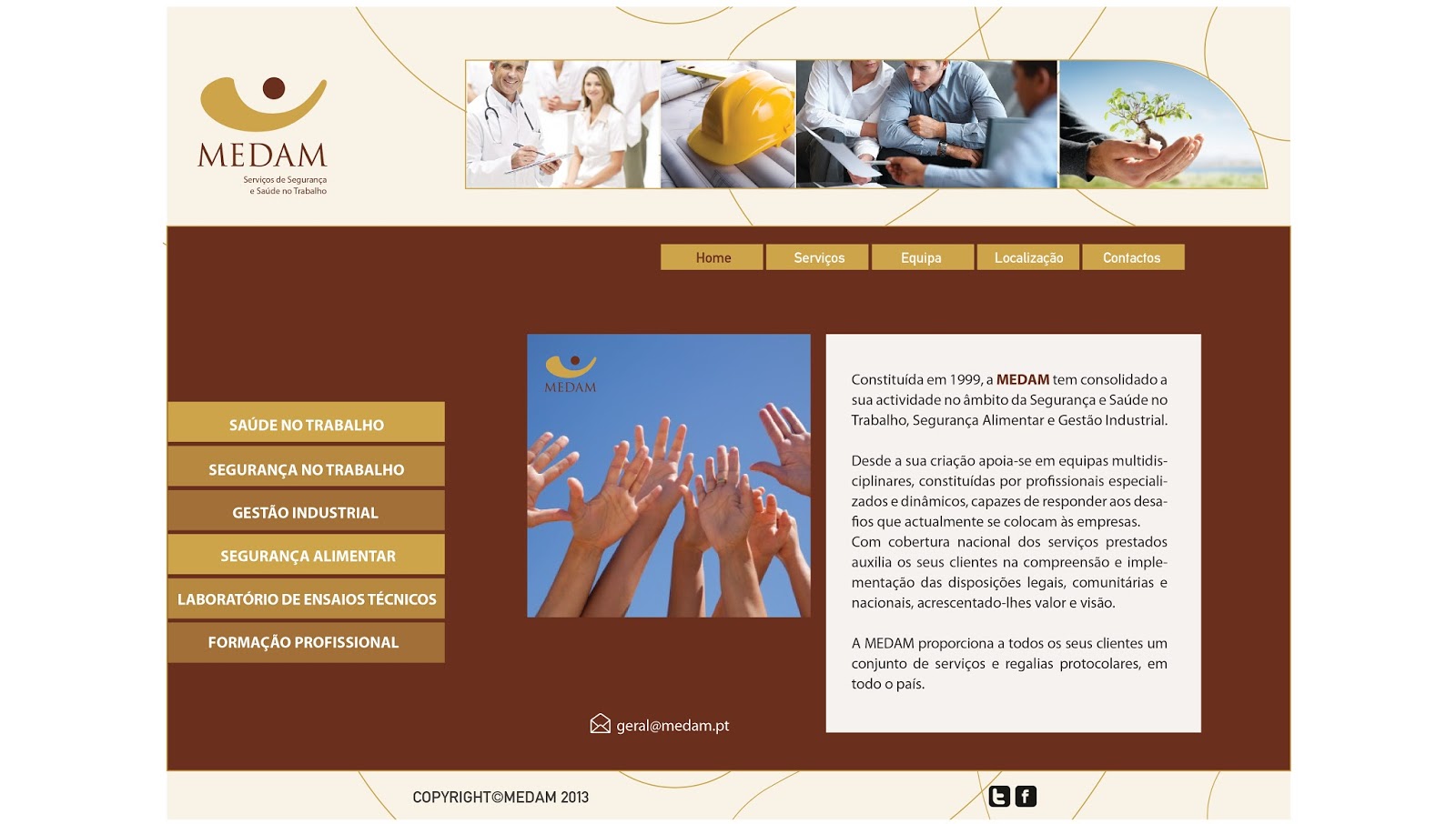 hISTóRIAS a CORES ©: em construção o web site da Medam, após ...