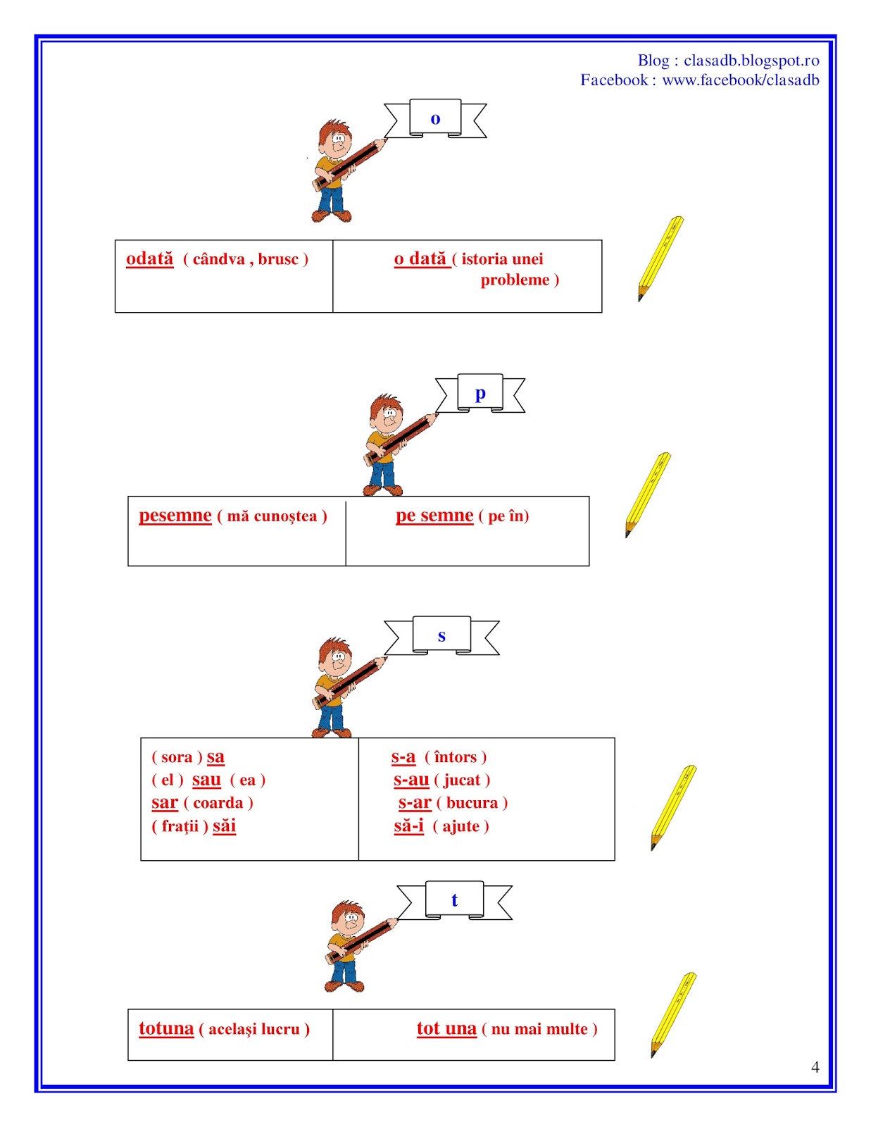 CLASA NOASTRĂ: [ FOTO ] ORTOGRAME (2 )