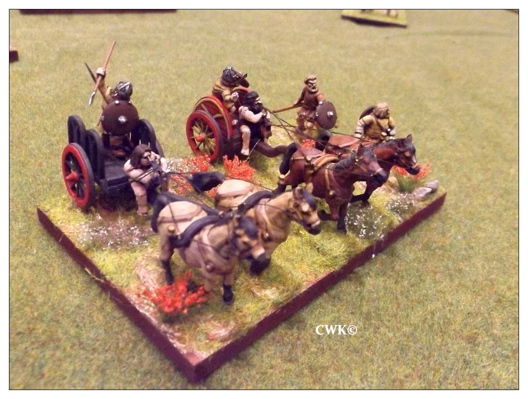 The Cardinal's Wargame Reveries: Irish chariots 28mm