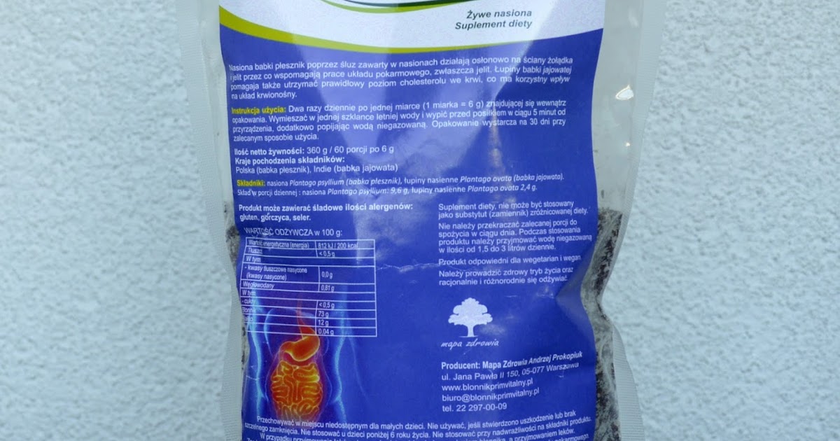 BŁONNIK PRIMVITALNY Mapa Zdrowia