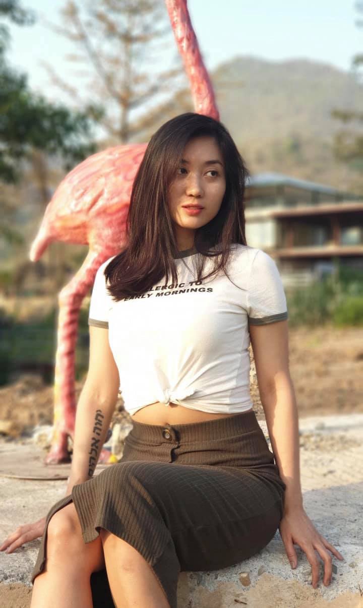 Myanmar Model Lu Lu Aung latest fashion outfit style