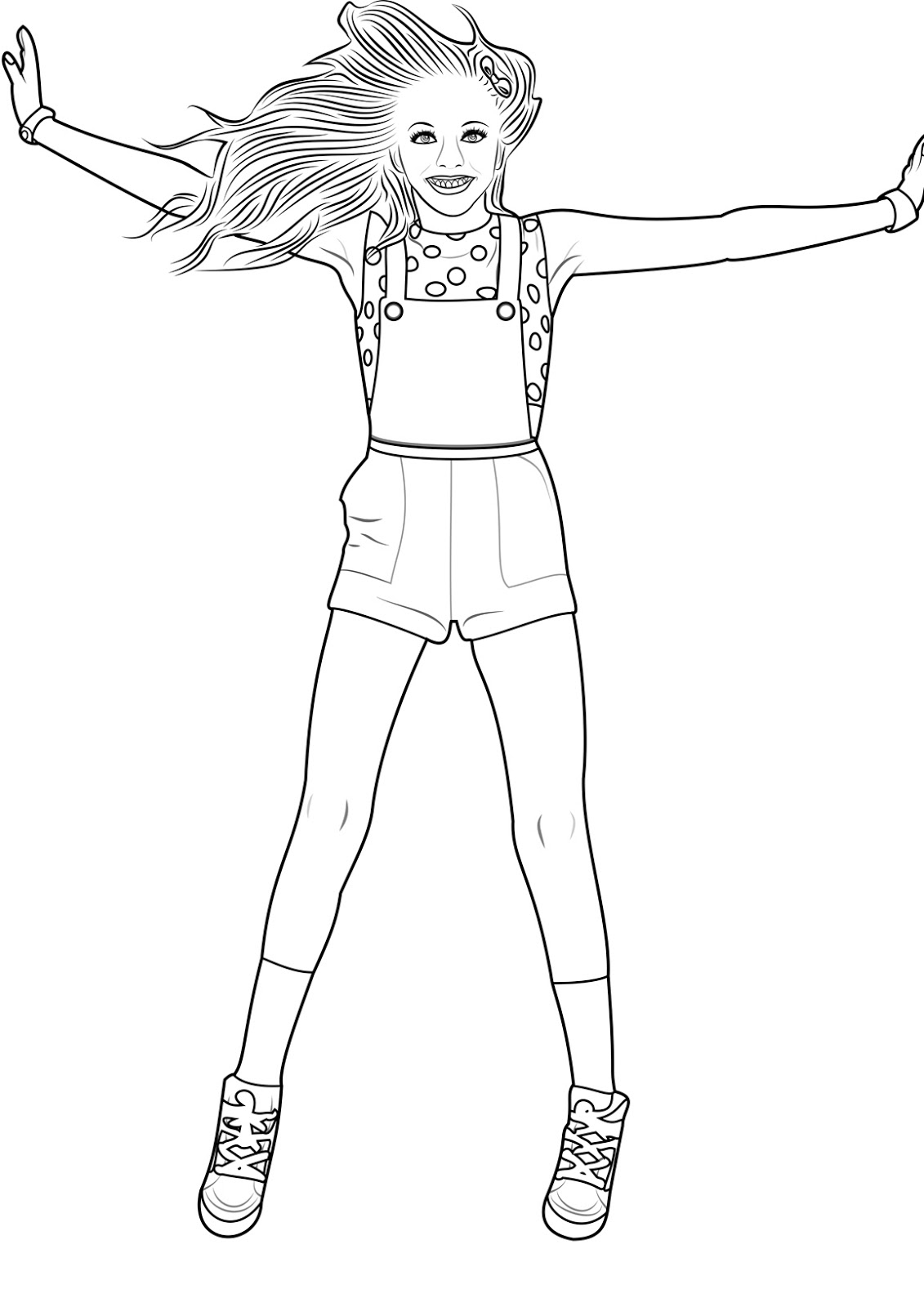 Little Mix Jade Coloring Pages Sketch Coloring Page