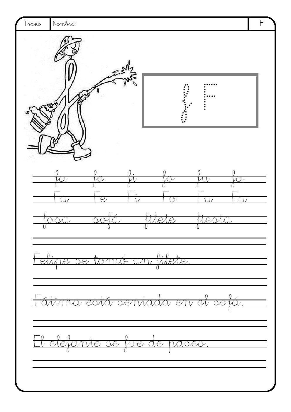 La letra F | f ~ La Eduteca