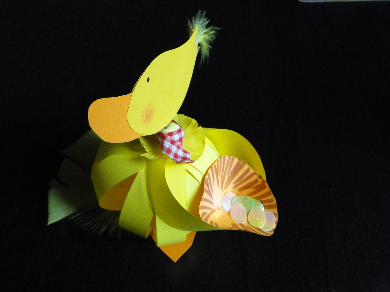 La boite à idées de l' atelier 3B* * *: Mon petit Canard en paper ball